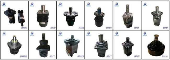 Sweeper Hydraulic Motor BME2 series 2 bolts mounted with taper shaft 4