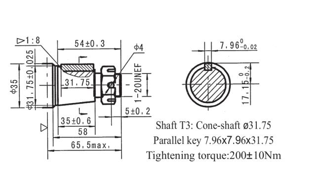 BMSY Hydraulic Motor - Cross Section
