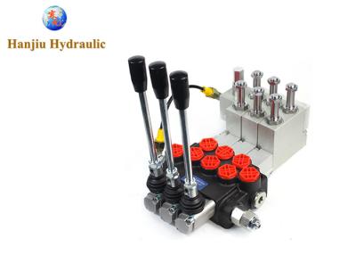 Cina 11gpm la valvola direzionale idraulica elettrica 12v Sae Ports 3 avvolge il controllo manuale in vendita