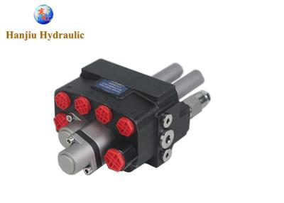 China Hydraulic Monoblock Directional Control Valve 45 Liters 2 Spools G1/2 Ports Manual And Pneumatic Control for sale