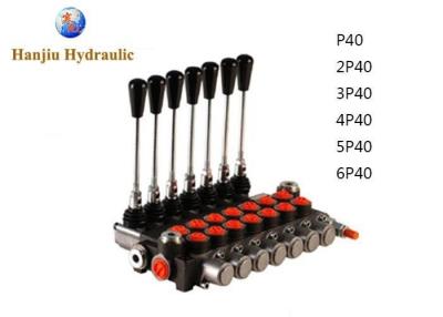 China 40L/Min Monoblock Hydraulic Directional Control Valve for Agriculture Machine for sale