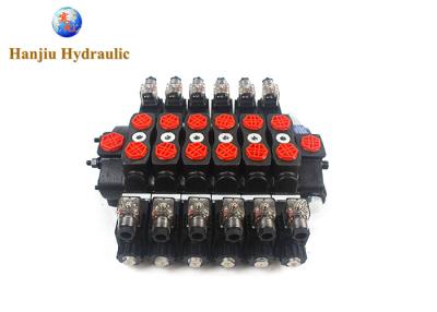 Cina Valvola di controllo direzionale a sezione multipla idraulica Hssd8 21gpm 12V 315 bar Valvola elettrica in vendita