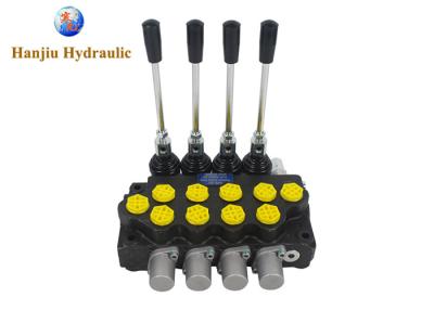 China HSSD5 Manual Directional Control Valve 4 Bank Cylinder Spool Monoblock Type Hydraulic Directional Control Valves for sale