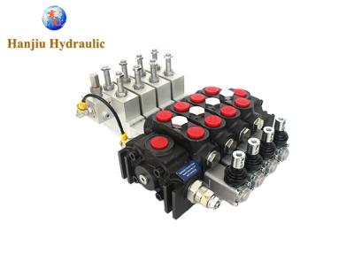 China DCV140 Electro Hydraulic 4 Spools Sectional Directional Valve With High Pressure for sale