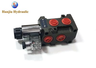 China 6 el aceite hidráulico de la válvula de control del puerto 13gpm BSP rosca la válvula direccional del solenoide DVS6 para el cargador en venta