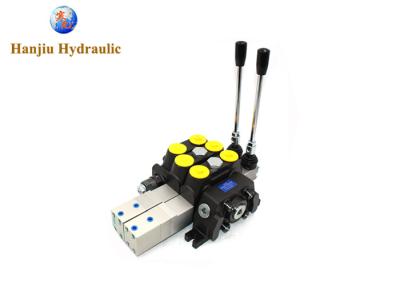 China Válvula de control direccional hidráulica actuada neumática de alta presión de DCV para el excavador, carretilla elevadora, camión, grúa en venta