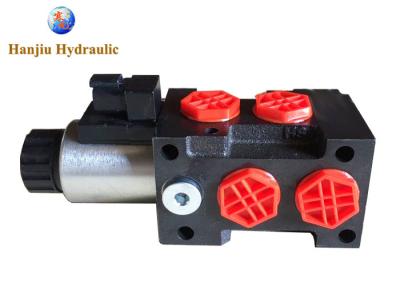 China Hydraulic Monoblock Directional Solenoid Control Valve 1 Spool 13 GPM 12V DC Hydraulic Flow Control Valve for sale
