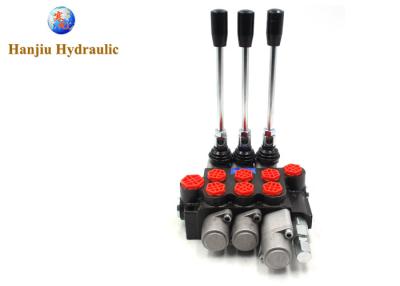 China 80lpm 3-4 X 1-2 Bsp 250 Bar Manual Directional Control Valve 4v-3p Mod P80-3-O for sale
