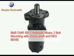 BMR-200 Hydraulic Motor with Brake 2 Bolt Mount SAE 6B Shaft