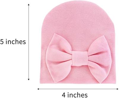 China Ins 100% Cotton Newborn Baby Girls Hat Spring Newborn Boys Hat Cute Rabbit Infant Beanie for sale
