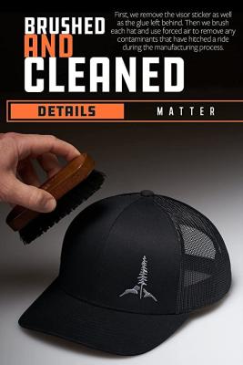 China Custom Logo Trucker Hat, Tamarack Mountain, No-Sweat Hat Liner Included for sale