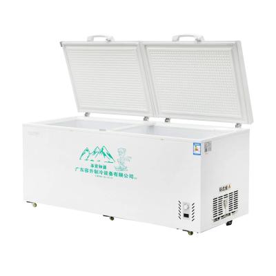 China Noise Cancelling Deep Freezer Refrigerator 1400L Chest Fridge Freezer Efficient for sale