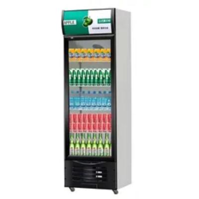 China 400L Single Door Display Fridge Inverter Compressor Beverage Display Case 265W for sale
