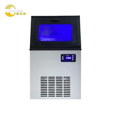China 1000kg/24h Large Ice Maker Machine Commercial Square Ice Cube Maker Machine For Coffee Kitchen for sale