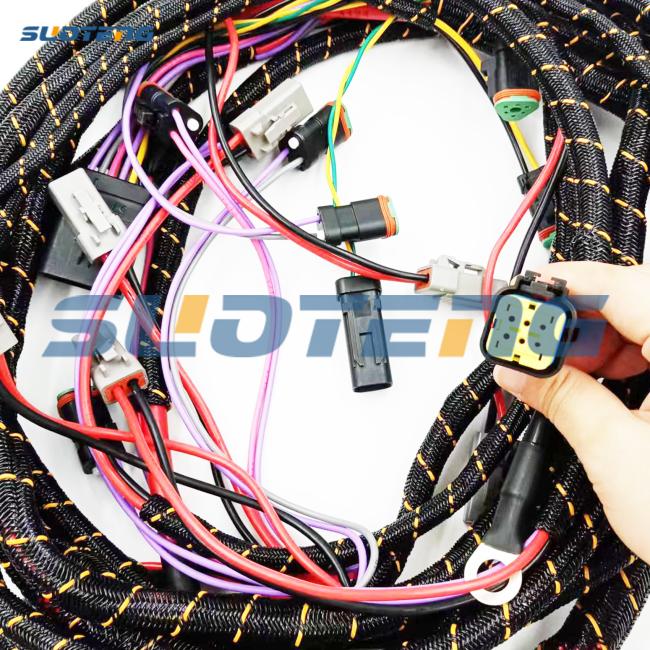 Engine Control Wiring Harness side view