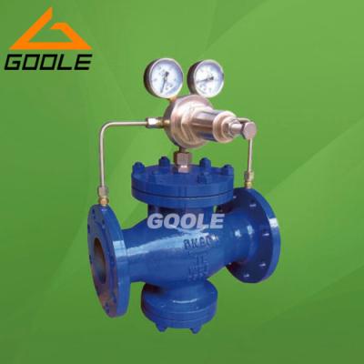 China YK43F/H Pilot Piston Type Gas Pressure Reducing Valve for sale
