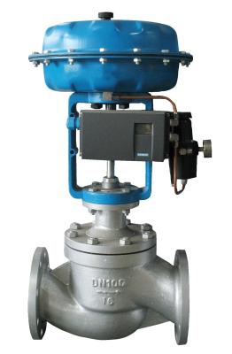 China HCB Cage Double Seat Pneumatic Flow Control Valve for sale
