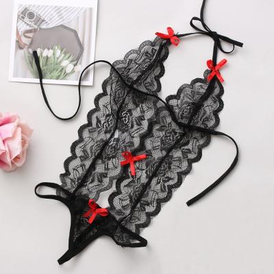 Cina A tre punti tricottato merletta gli indumenti da notte senza maniche tricottati floreali della biancheria sexy in vendita