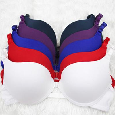 China Nylon Katoenen 32a 38A Sexy Vrouwenbustehouders Duidelijk Geverft Front Closure Bra Full Cup Te koop