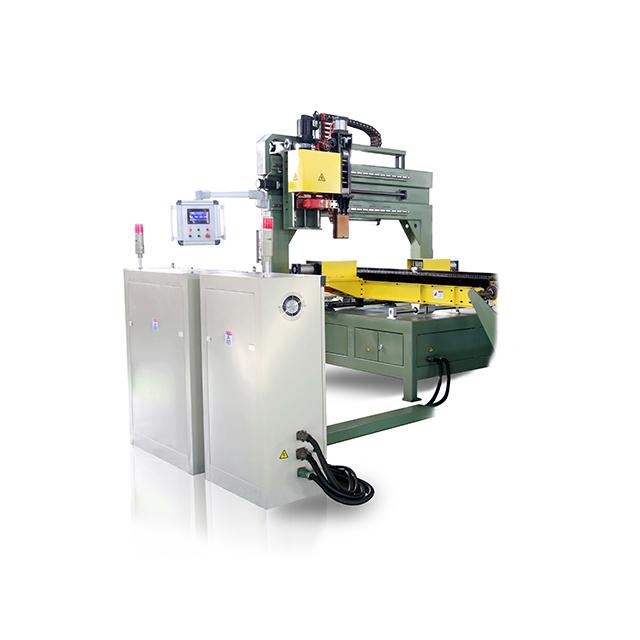 Embossment spot welding machine