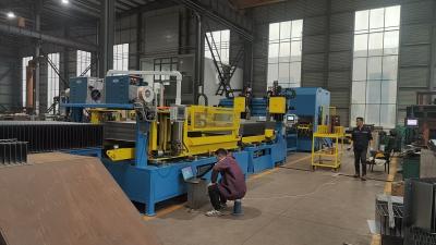 China 220V Hydraulic PLC Fin Folding Machine For Transformer Corrugated Tank Production for sale