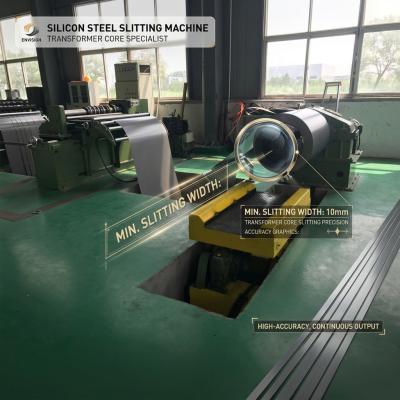 China Silicon Steel Slitting Machine 10mm Minimum Slitting Width Transformer Core Slitter for sale