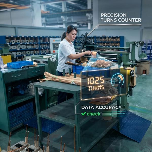 Quality Digital Turn Counter Transformer Wire Winding Machine Coil Spooling Winder for sale