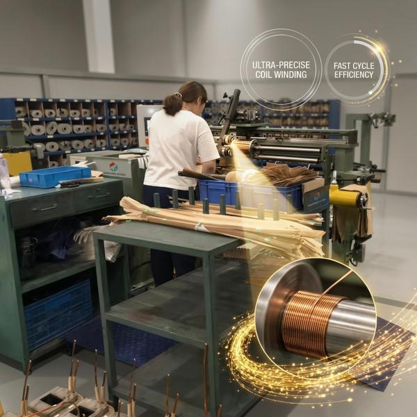 Quality Fast Cycle Transformer Wire Winding Machine Coil Spooling Coil Wire Winder for sale