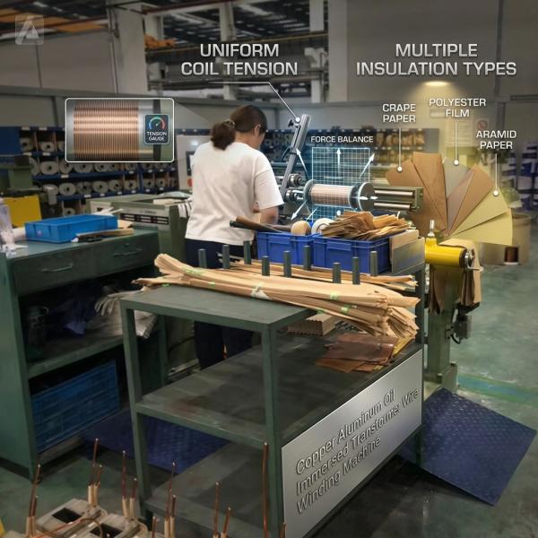 Quality Copper Aluminum Oil Immersed Transformer Wire Winding Machine Coil Winder for sale