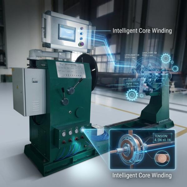 Quality Copper Aluminum Transformer Core Winding Machine Wire Coil Winding Winder for sale