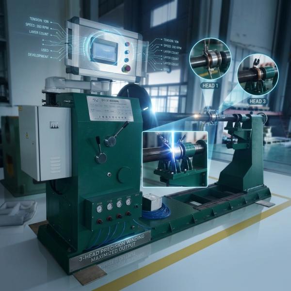 Quality 3 Head Transformer Core Winding Machine Copper Aluminum Wire Coil Winder for sale