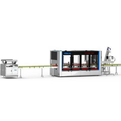 China EC SC WP Fully Automatic Pesticide Packaging Line For AgrI-chemical Bottle 100ml-1L for sale