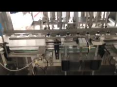 100ml-1L 8 Nozzles Automatic PLC Controlled Chemical Packaging Machine For Ethyl Alcohol