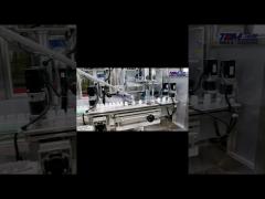 Automatische monoblokvulmachine voor het opvullen van plastic flessen