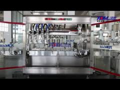 Volledig automatische machine voor het vullen van bestrijdingsmiddelen 2 10 koppen lineaire zuigervulmachine 2 in 1