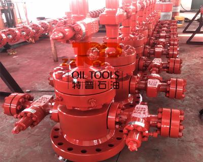 Cina Testa dell'involucro della testa del pozzo di servizio del pozzo petrolifero / testa della tubazione API 6A in vendita