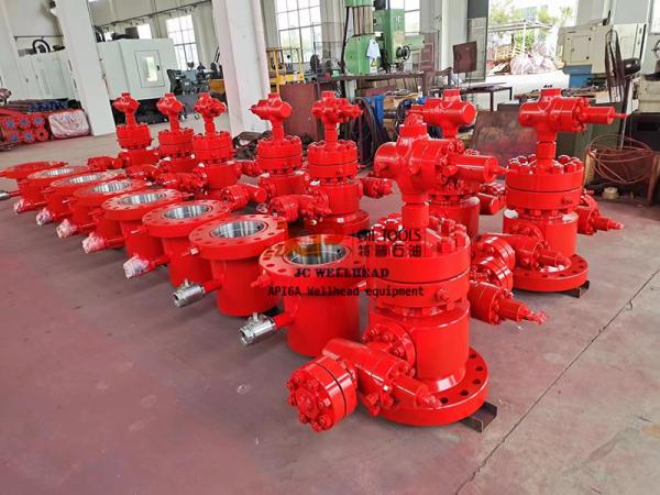 Forging Wellhead Christmas Tree Assembly 3000 Psi For Drilling well Completion