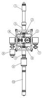 China PLS 3 Production Level Oil Well Testing Equipment API 6A Flowhead Surface Test Tree for sale
