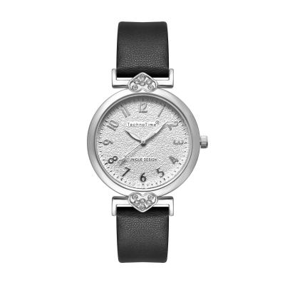 China Custom Water Resistant Women Watch Latest Fashionable Water Proof Leather Wristwatch Band PU Quartz Watch For Ladies for sale