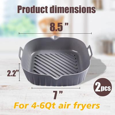 China Rectangular Odorless Silicone Oven Tray , Multicolor Silicone Square Baking Pan for sale