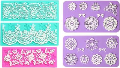 Cina Muffa riutilizzabile inoffensiva del dessert del silicone, muffe sicure del silicone per la decorazione del dolce in vendita