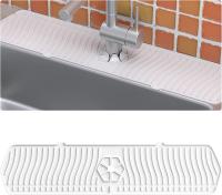 China Practical Leakproof Kitchen Guard Silicone Faucet Splash Mat Harmless for sale