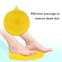 China Non Slip Multiscene Silicone Shower Mat Foot Scrubber Odorless for sale