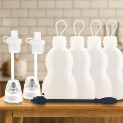 Cina il congelatore riutilizzabile del latte materno del silicone 9oz insacca il bene durevole Spillproof in vendita