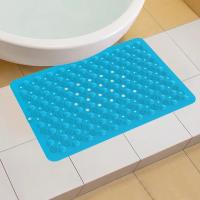 China Practical Rectangular Suction Shower Mat , Gorilla Grip Patented Shower And Bath Mat for sale
