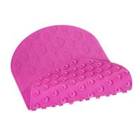 China Multicolor Durable Silicone Shower Mat With Suction Cup Portable for sale