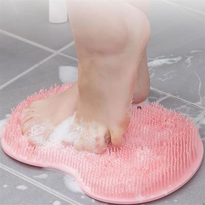 Cina Impianto di lavaggio inodoro del piede della doccia del silicone dell'anti di slittamento del silicone spazzola non tossica del piede in vendita