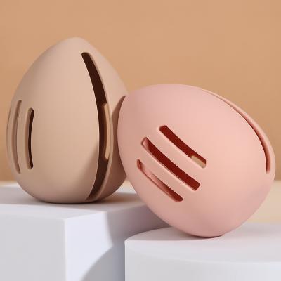 Cina Tenitore di spugna per trucco in silicone tenitore di blender di bellezza traspirante tenitore di spugne lavabili custodia di viaggio essenziali organizzatore di trucco in vendita