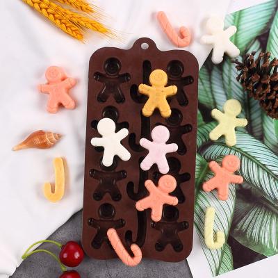Cina Stampi in silicone di Natale di grandi dimensioni per mini torte / sapone artigianale / cioccolato in vendita