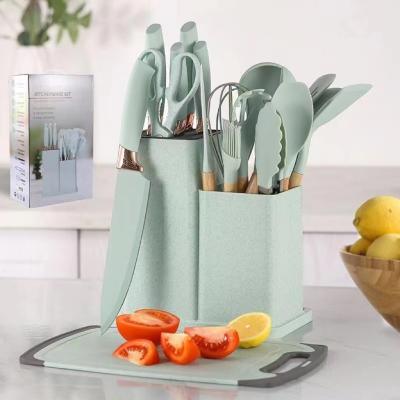 Cina 19Pcs Kitchen Utensil Set Facile da pulire utensili da cucina in legno, utensili da cucina per utensili da cucina non appiccicosi gadget da cucina in vendita